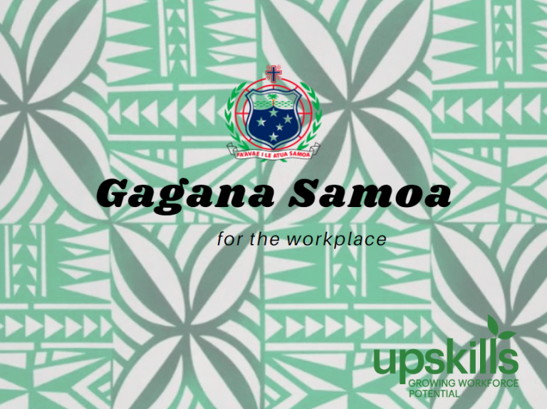 Gagana Samoa For The Workplace - Upskills workplace training